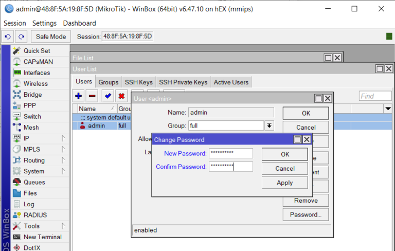 How To Reset Mikrotik Routerboard Admin Password Without Resetting The Configuration Tarikin